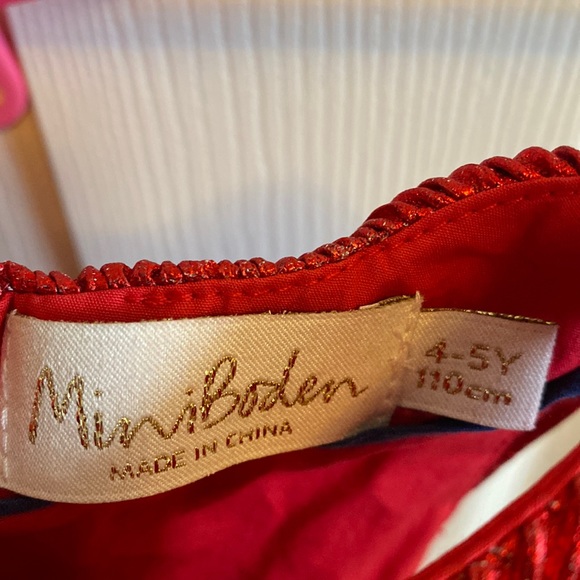 Mini Boden | Dresses | Boden Red Dress | Poshmark